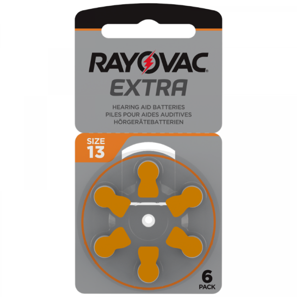 Rayovac Extra 13 Hoortoestelbatterijen | Oogvoororen.nl